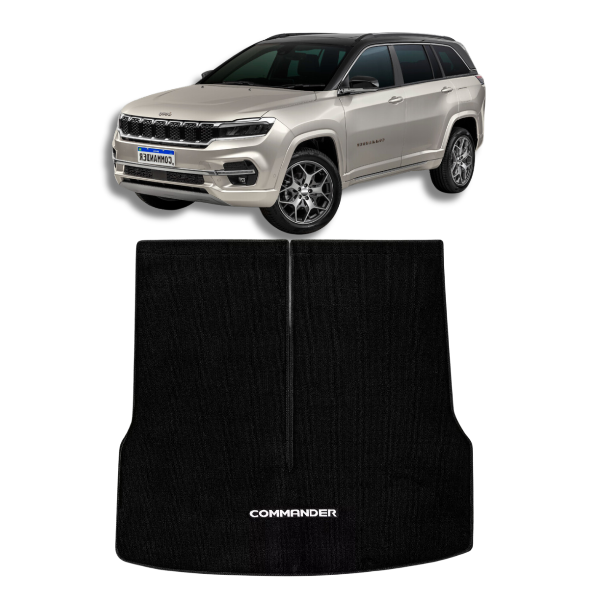 TAPETE PORTA MALAS CARPETE COMMANDER 2021 A 2024 – Exclusive