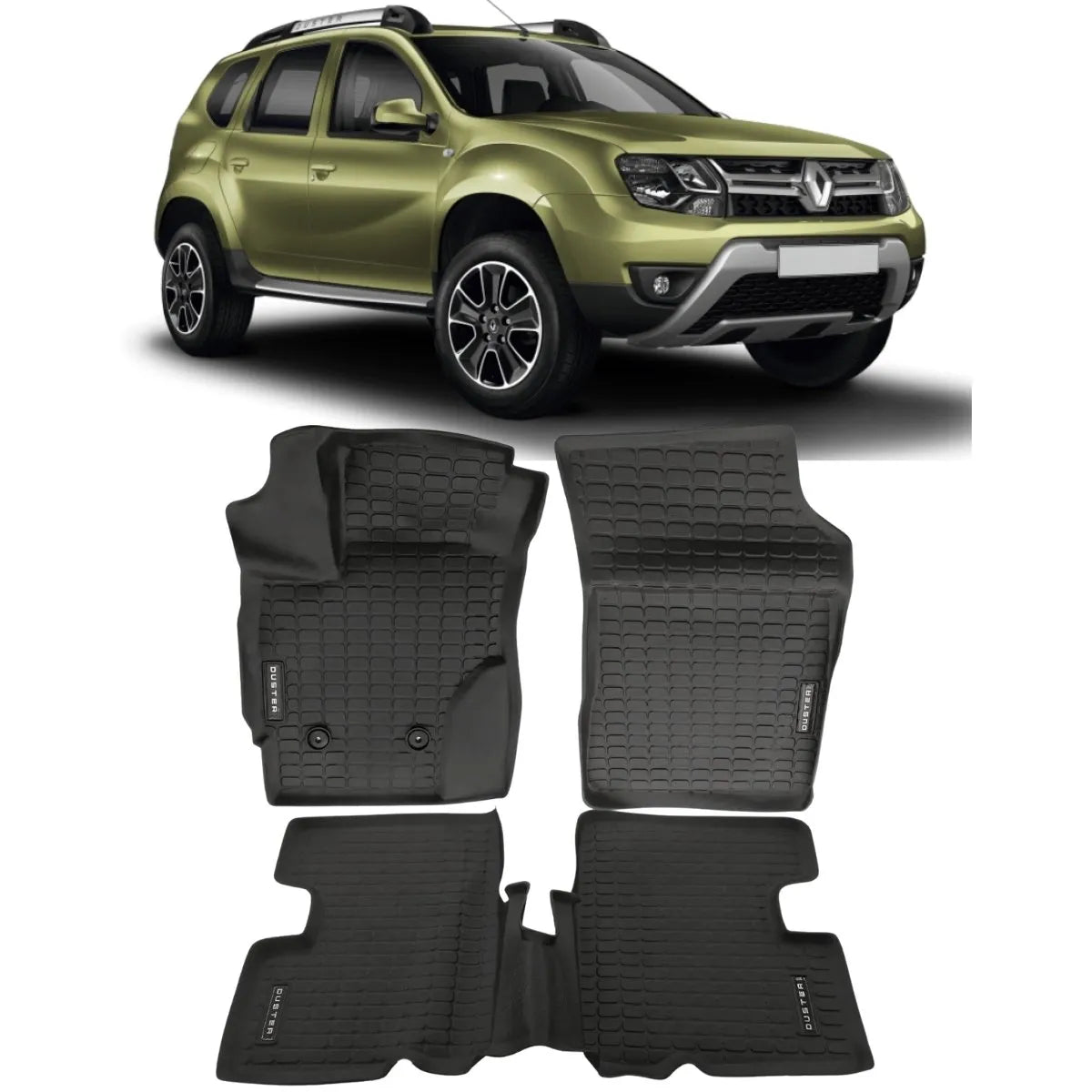 TAPETE TIPO BANDEJA PREMIUM DUSTER 2021 A 2025 JOGO COMPLETO – Exclusive