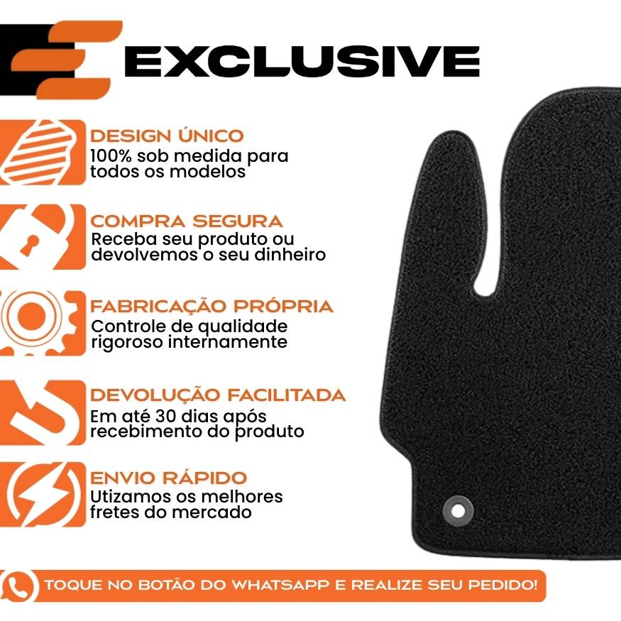 TAPETE PREMIUM CAPACHO SOB MEDIDA (TODOS OS MODELOS) – Exclusive